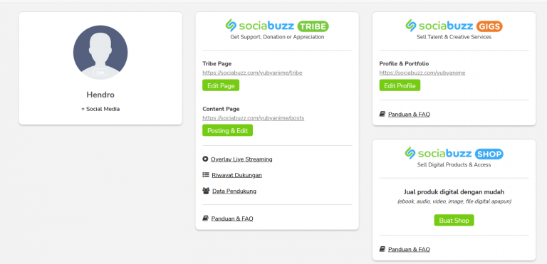 Cara Membuat Akun Donasi SociaBuzz Untuk Pemula