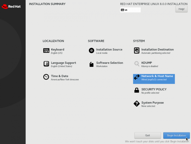 How To Install Redhat 8