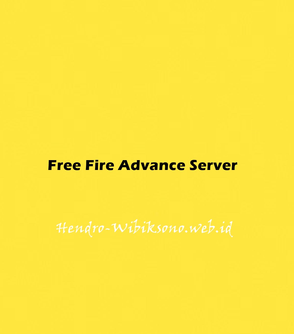 Free Fire Advance Server Resmi Dibuka 18 November 2021