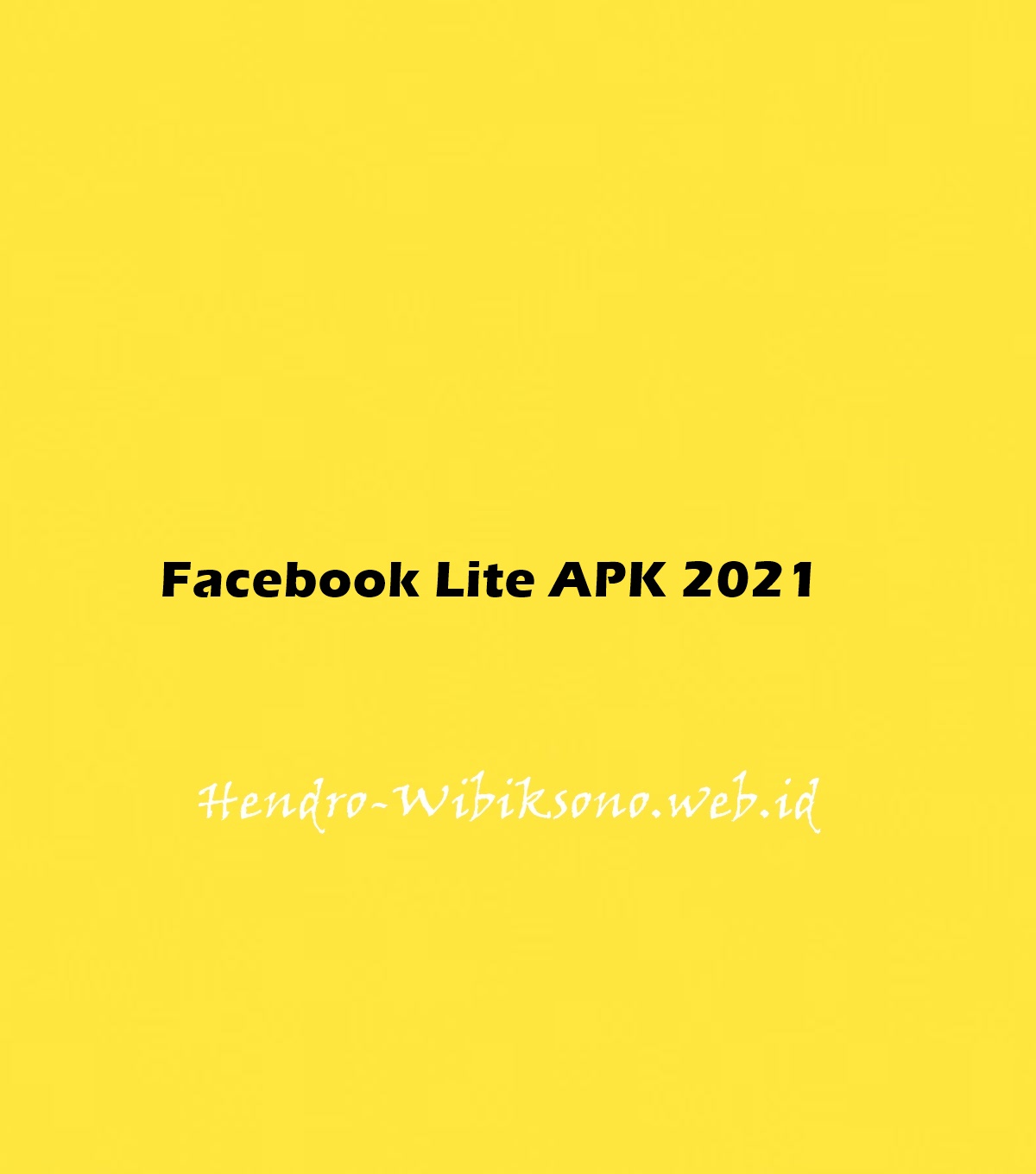 Facebook Lite APK 2021