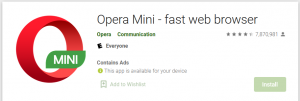 Download Dan Install Opera Mini APK