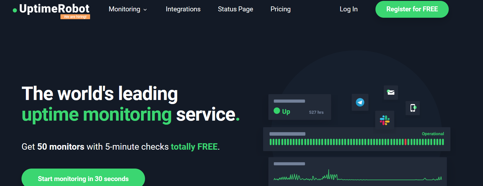 Monitoring Server Dengan UptimeRobot