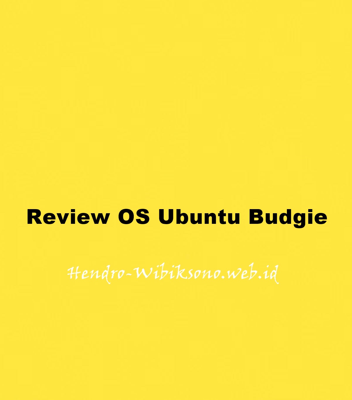 Review OS Ubuntu Budgie