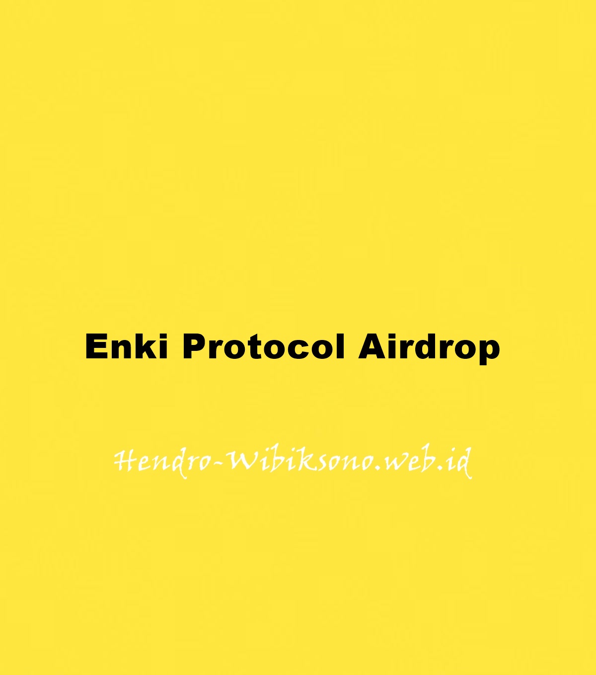 Enki Protocol Airdrop