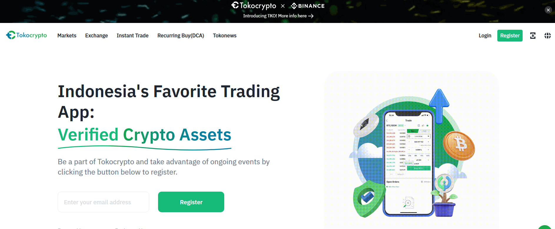 Cara Setup Account Di Tokocrypto (TKO)