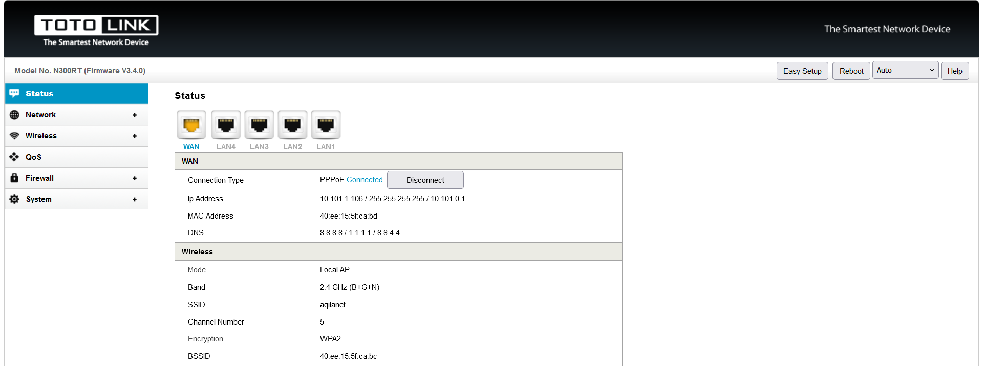 Cara Mengganti IP LAN Pada Router Totolink