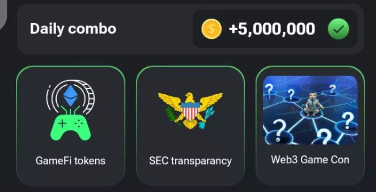 Hamster Combat Combo 4 Juli 2024