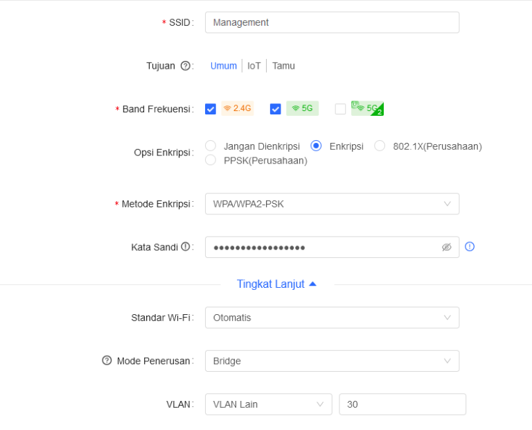 Cara Setting Vlan Untuk SSID Access Point Ruijie Pada Mikrotik Terbaru